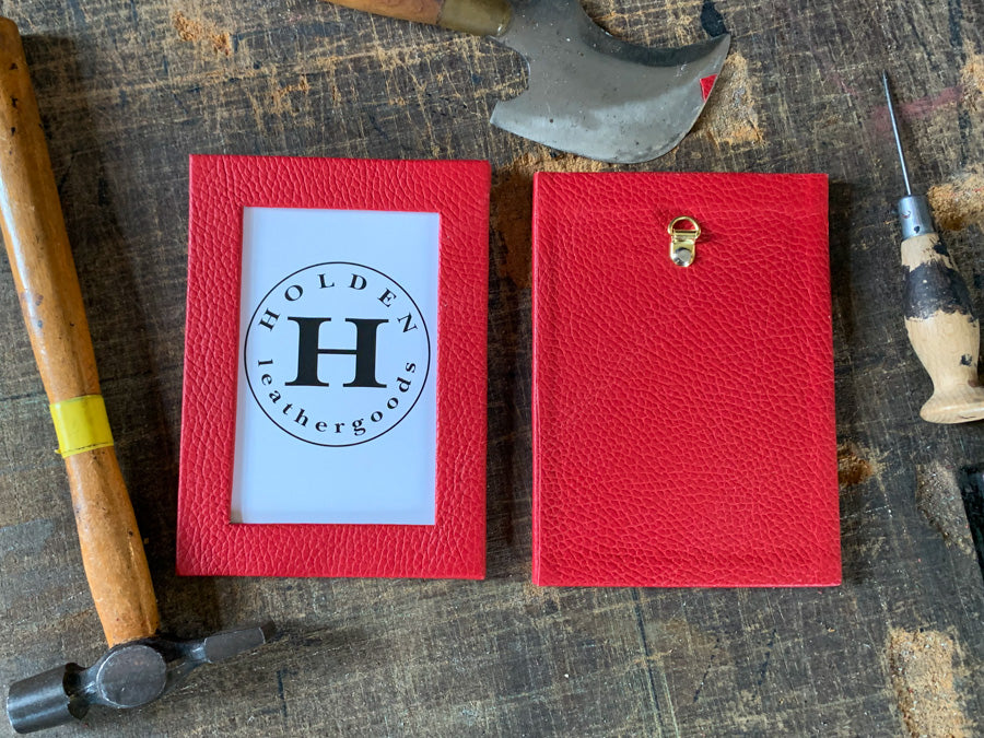 Make your own wall hung Leather Photo Frame at KFEST - Holden Leathergoods